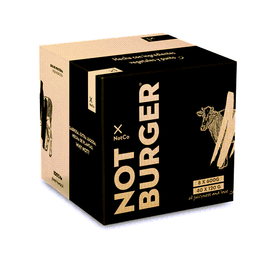 NOT BURGER FOOD SERVICE 115 G 40 UN