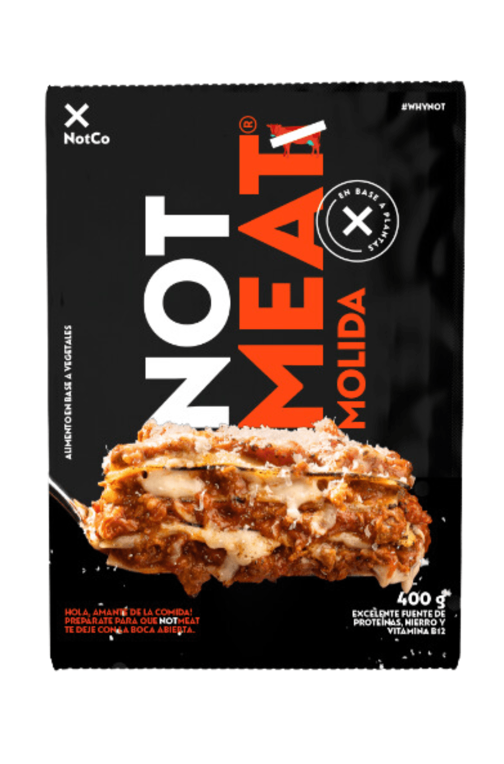 NOT MEAT MOLIDA CONGELADA 400 GR