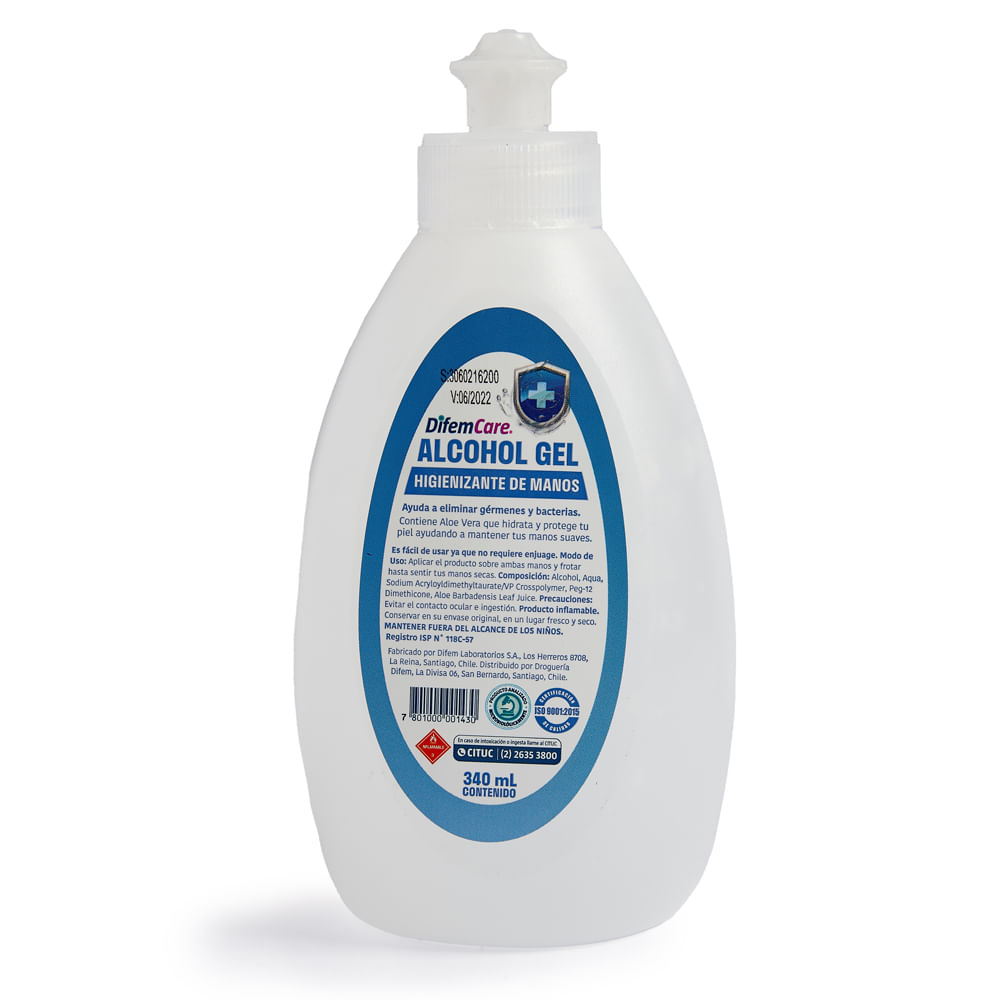 ALCOHOL GEL 340 ML
